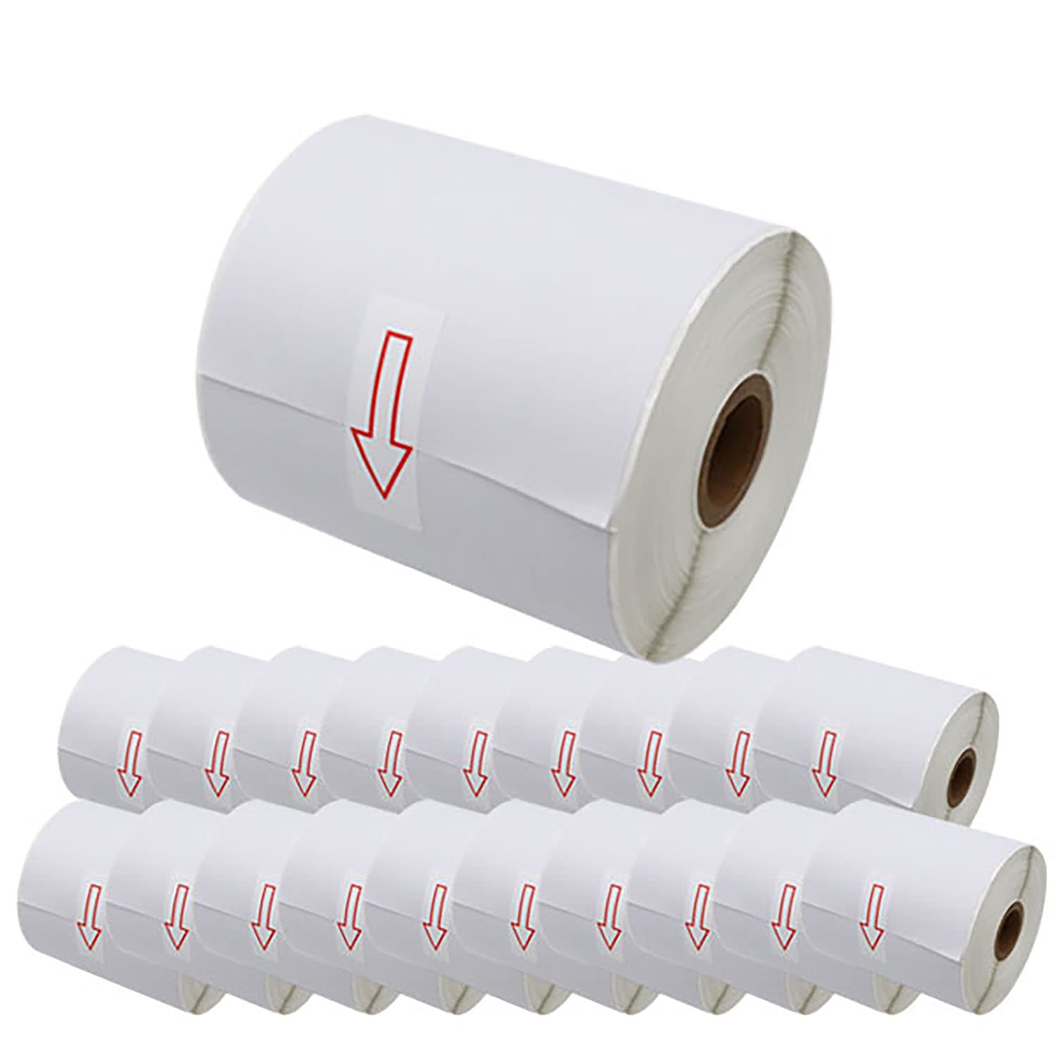 Amazon | プリンタス ブラザー用 RDロール 再剥離ラベル (感熱紙) RD